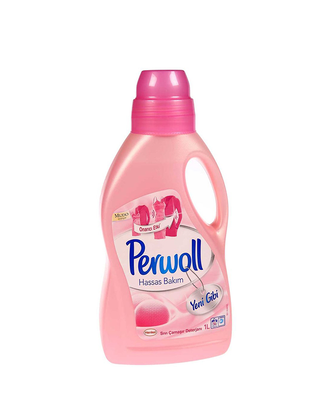 مایع لباسشویی پروول Perwoll مخصوص لباس های رنگی (1L) صورتی - فروشگاه ...